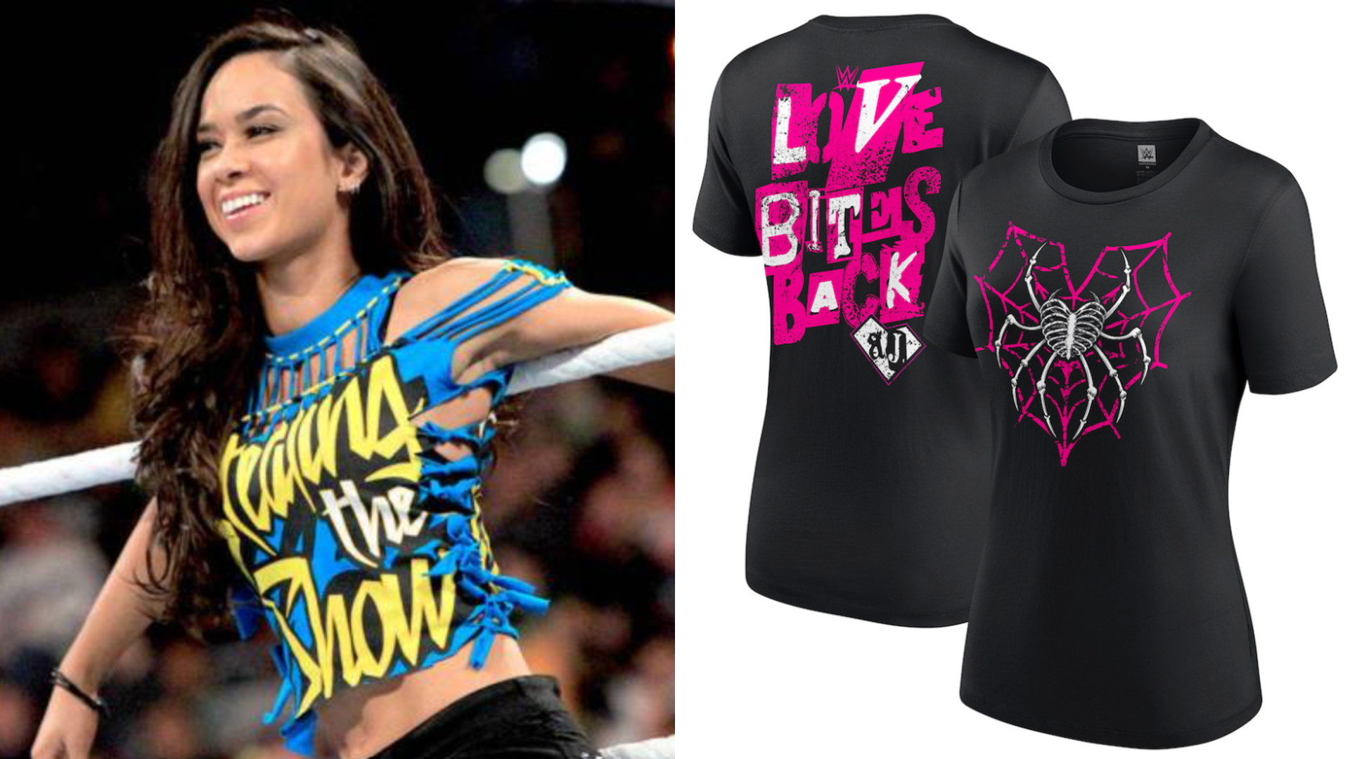 AJ Lee Merchandise Reappears on WWE Shop Following Stunning SmackDown ...